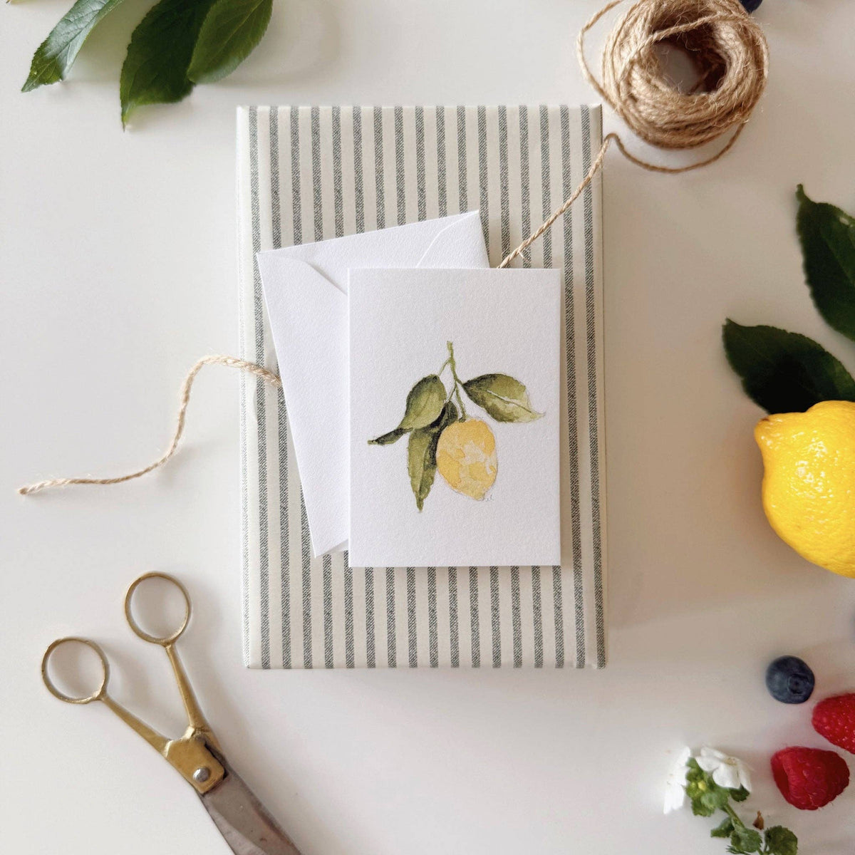 Lemon mini notecard | Lake And Laurel Company