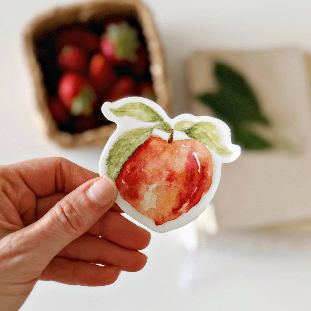 Peach sticker | Lake And Laurel Company