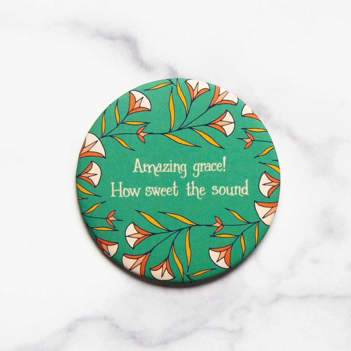 Amazing Grace Round Magnet | Lake And Laurel Company