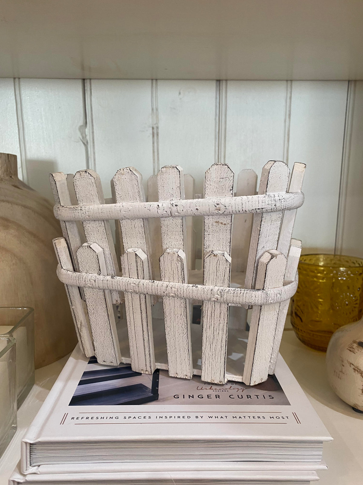White Wood Basket – Lake And Laurel Company